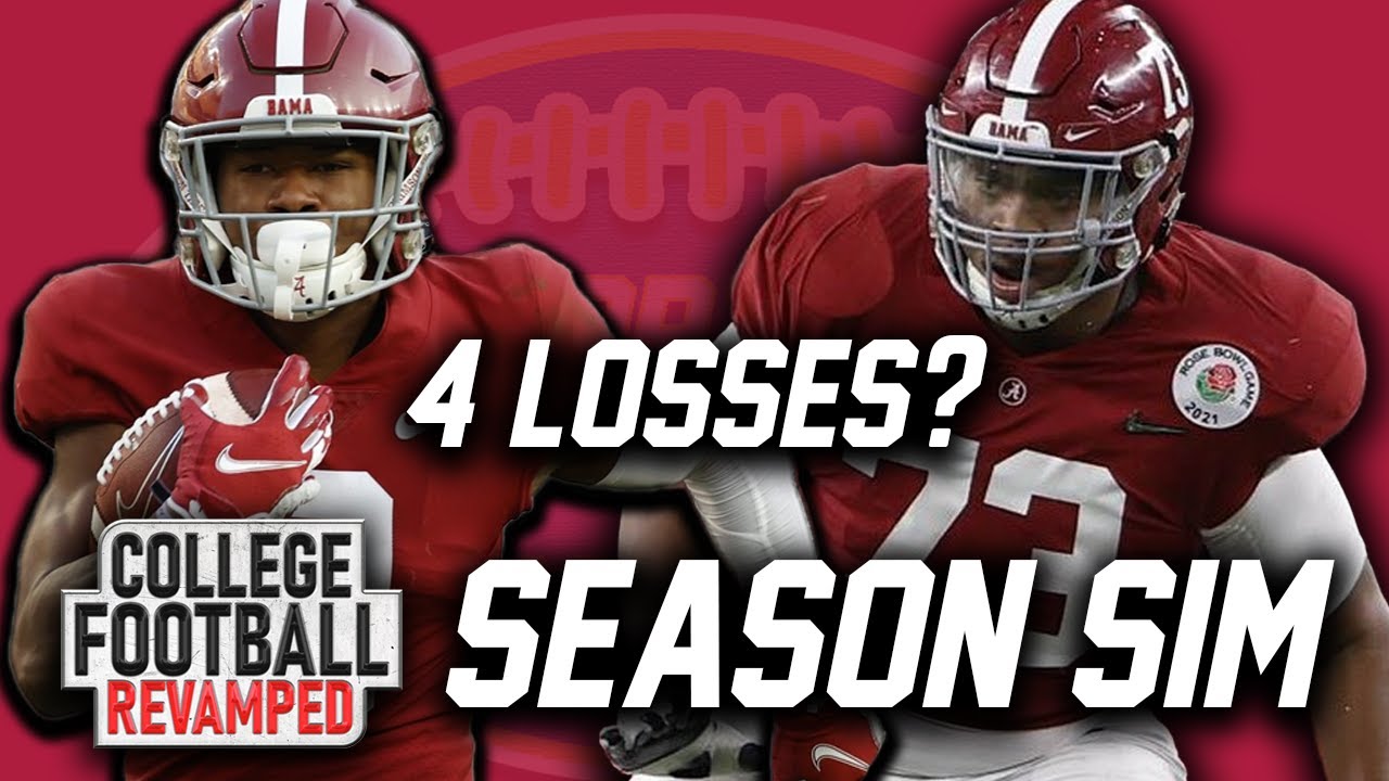 Alabama Crimson Tide 2021 Season Simulation | College Football Revamped ...