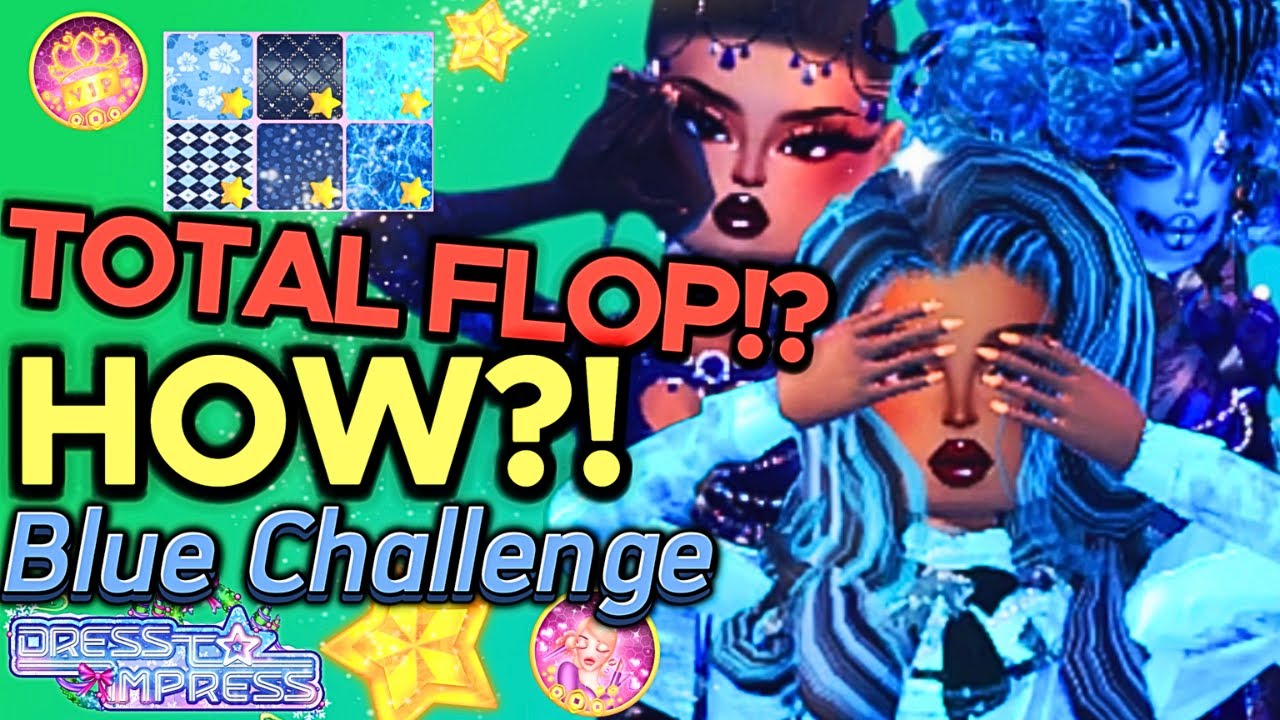 ROBLOX DTI: The BLUE COLOR Challenge was a DISASTER?! 😱💙 (3 Round ...