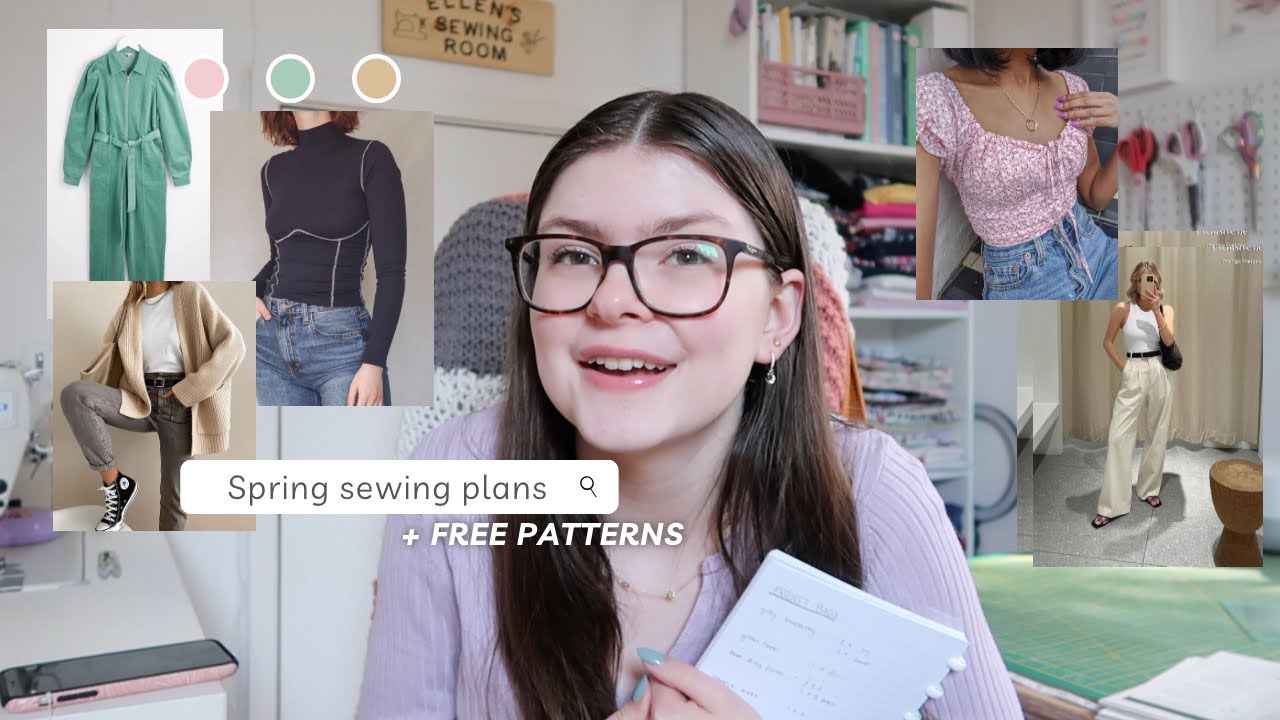 Spring Sewing Plans 2023 + FREE PATTERN ideas - YouTube