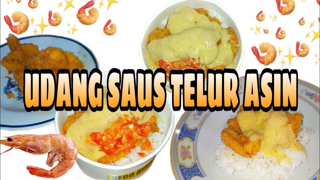 GAMPANG BANGETT - Ide jualan rice bowl murah | Udang Saus Telur Asin🍤 ...
