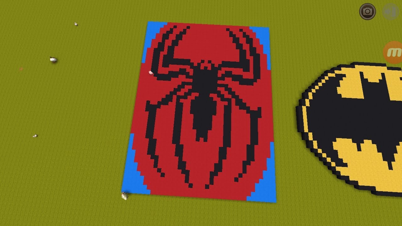 Mini World Block Art - Build Logo Spider Man. - YouTube