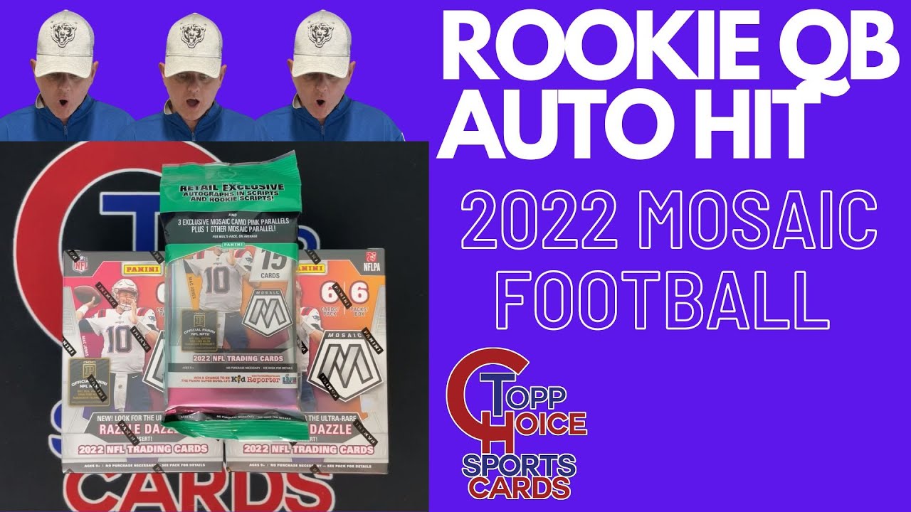 Rookie QB AUTO HIT!!!!!! (2022 Mosaic Retail) - YouTube