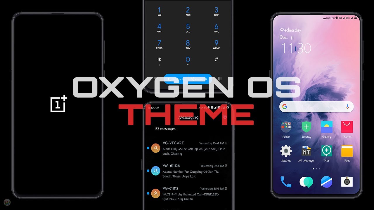 Oxygen OS Dark Theme For MIUI 11 | Oxygen OS Boot-animation 🔥 ...