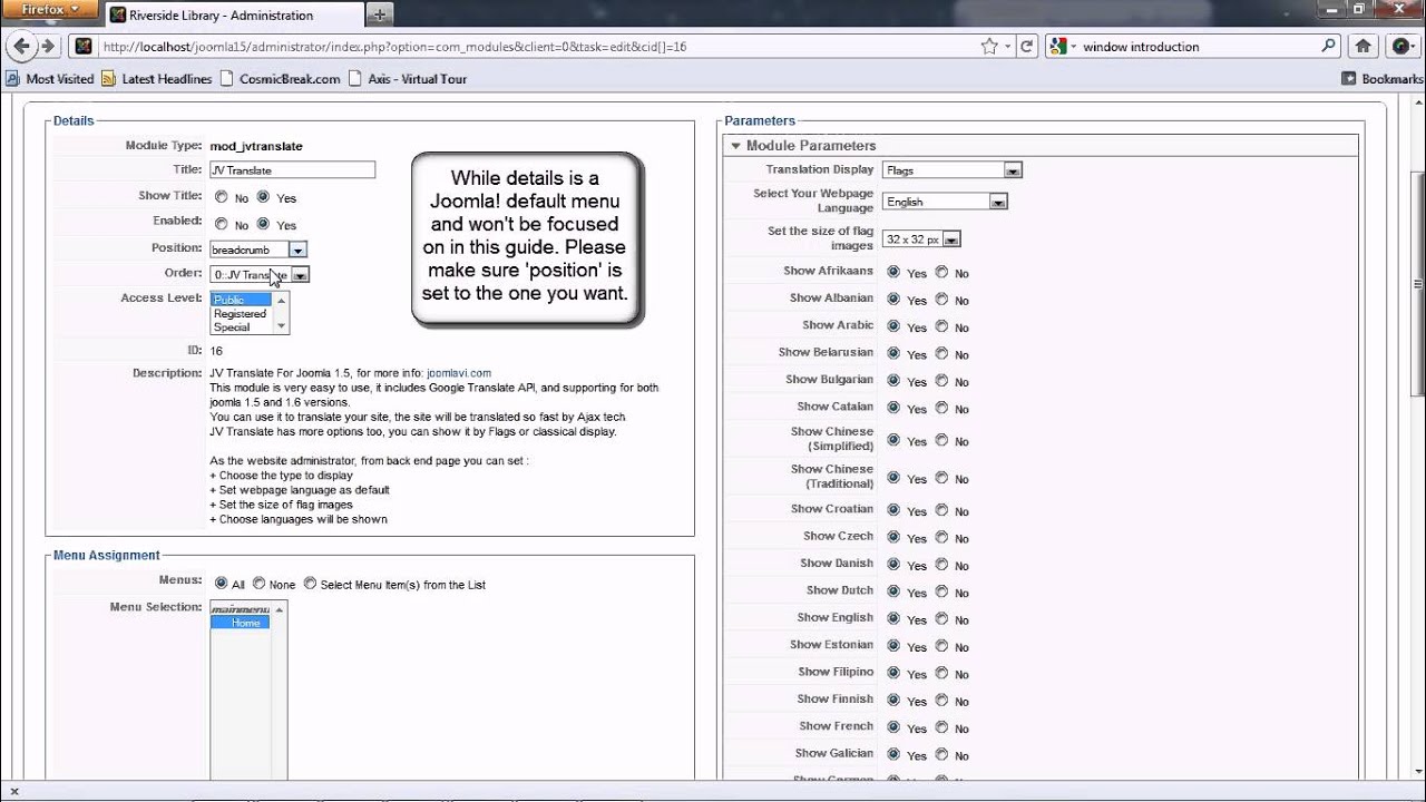 JV Translate Guide - YouTube