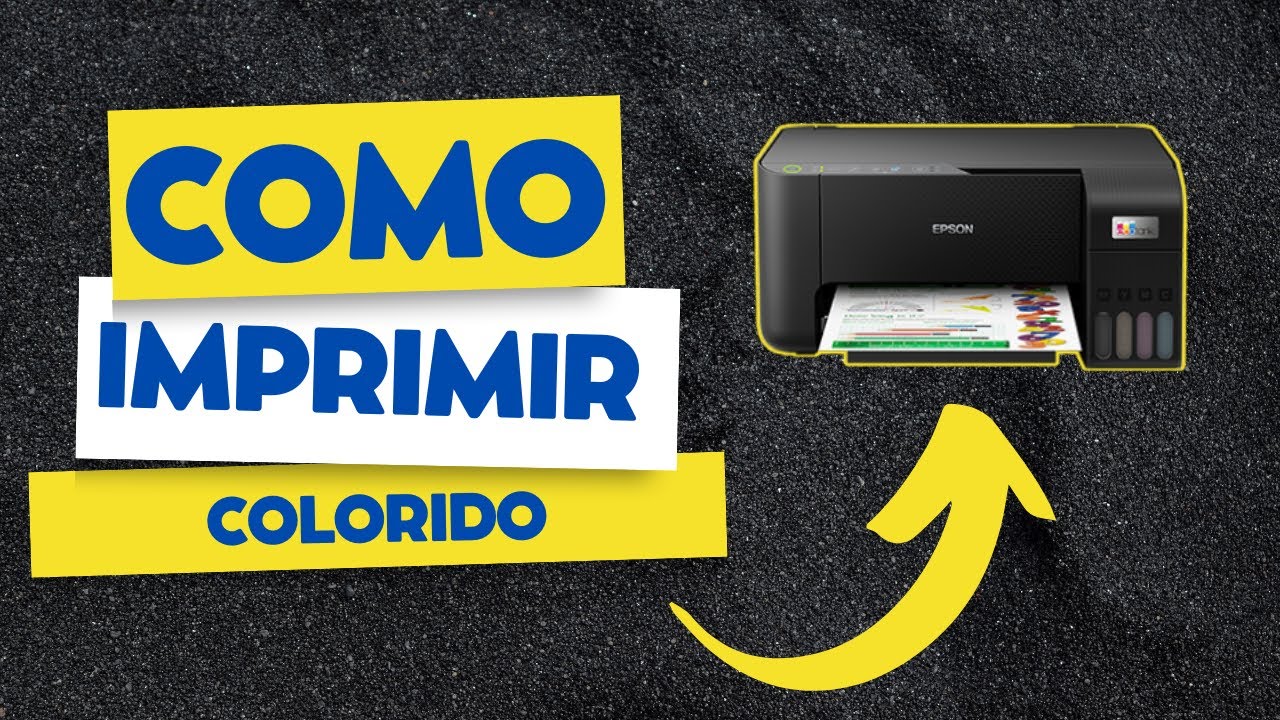 Como Imprimir Colorido na Impressora Epson L3250 - YouTube