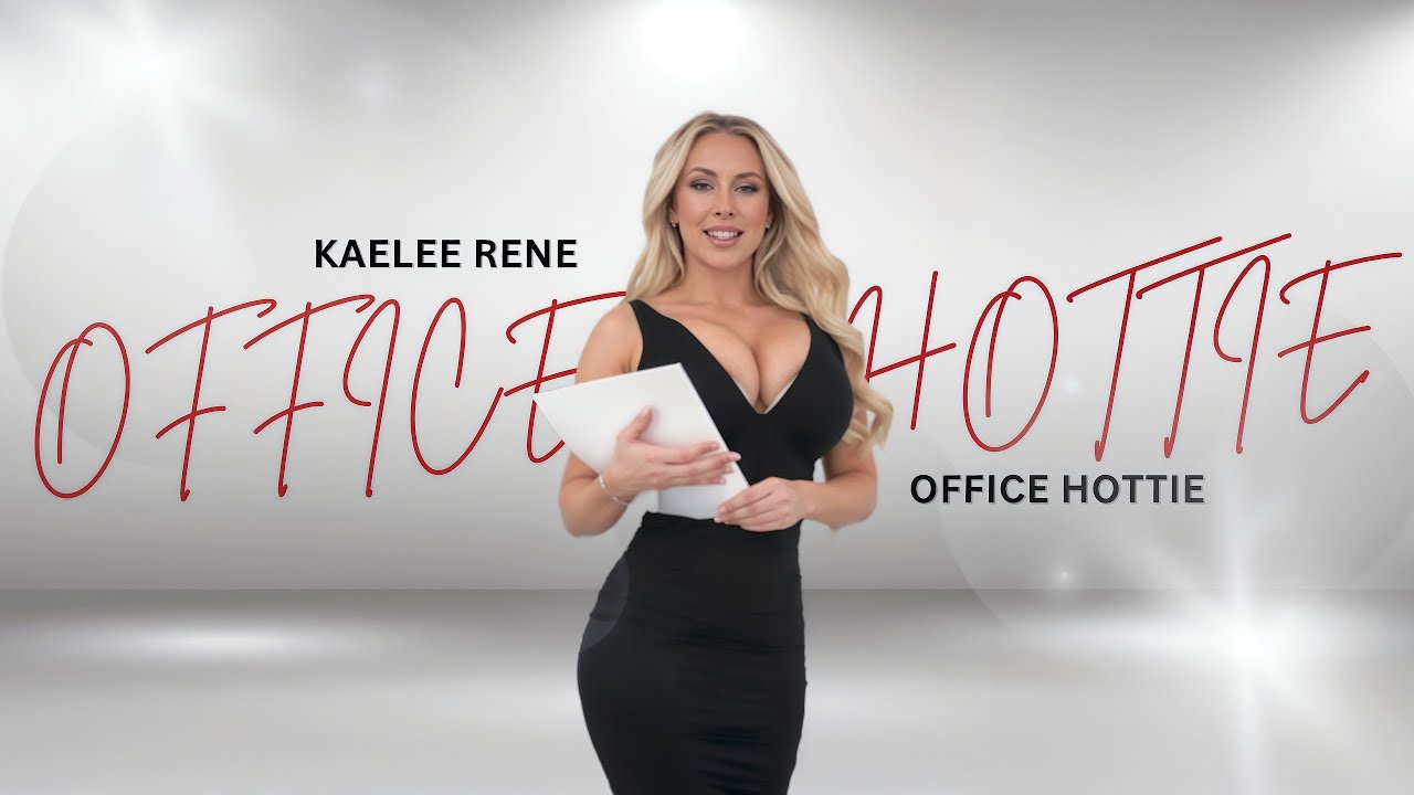 KAELEE RENE OFFICE CRUSH | Modeling and Walking in Tight Grey Maxi Dress and Heels 🥰 - YouTube
