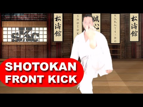 How To Easy Do A Front Kick. Martial Arts Karate Tutorial. Easy To ...