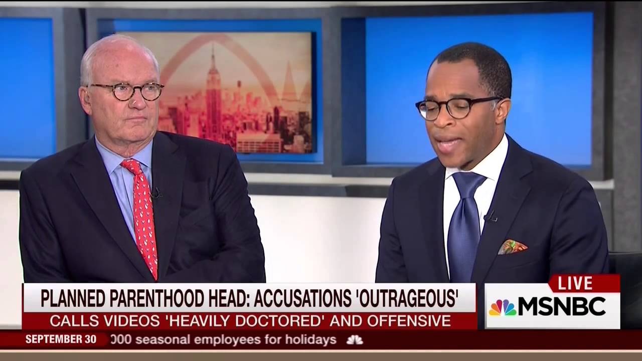 Jonathan Capehart can't handle watching 'disturbing' Planned Parenthood ...