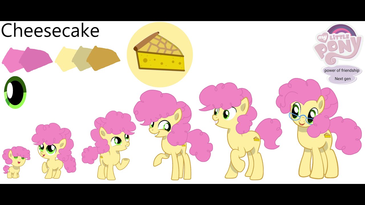 mlp next gen pof ref part 1 cheesecake and Apple Muffin Speedpaint ...