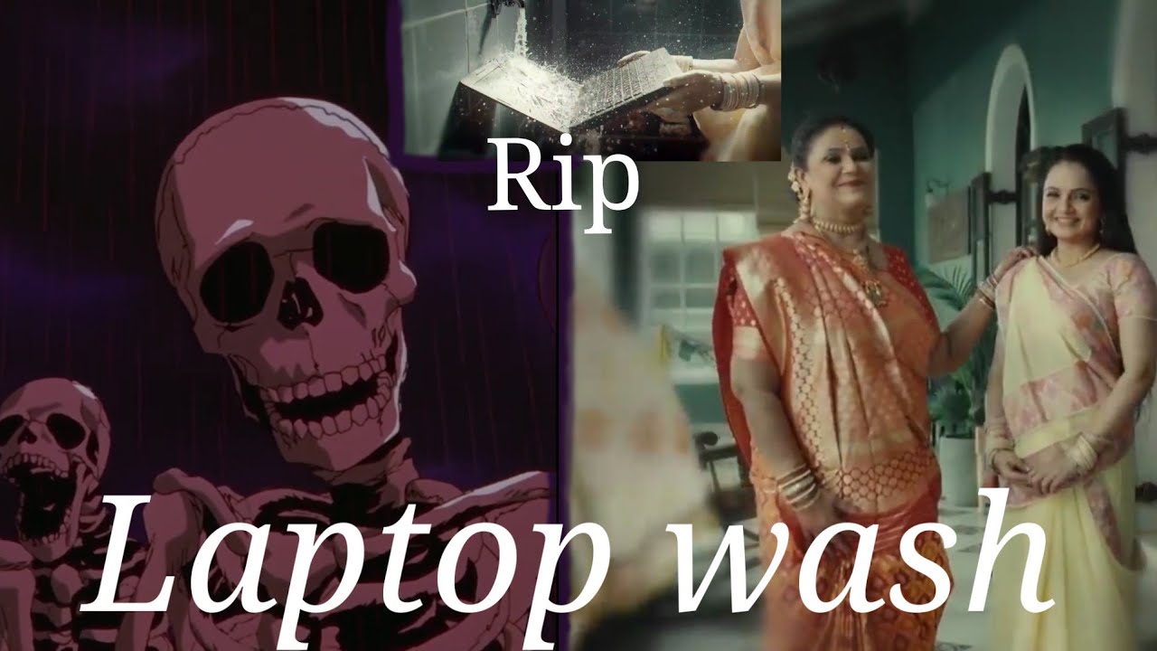 Skeletons rosting Gopi bahu | washing laptop | - YouTube