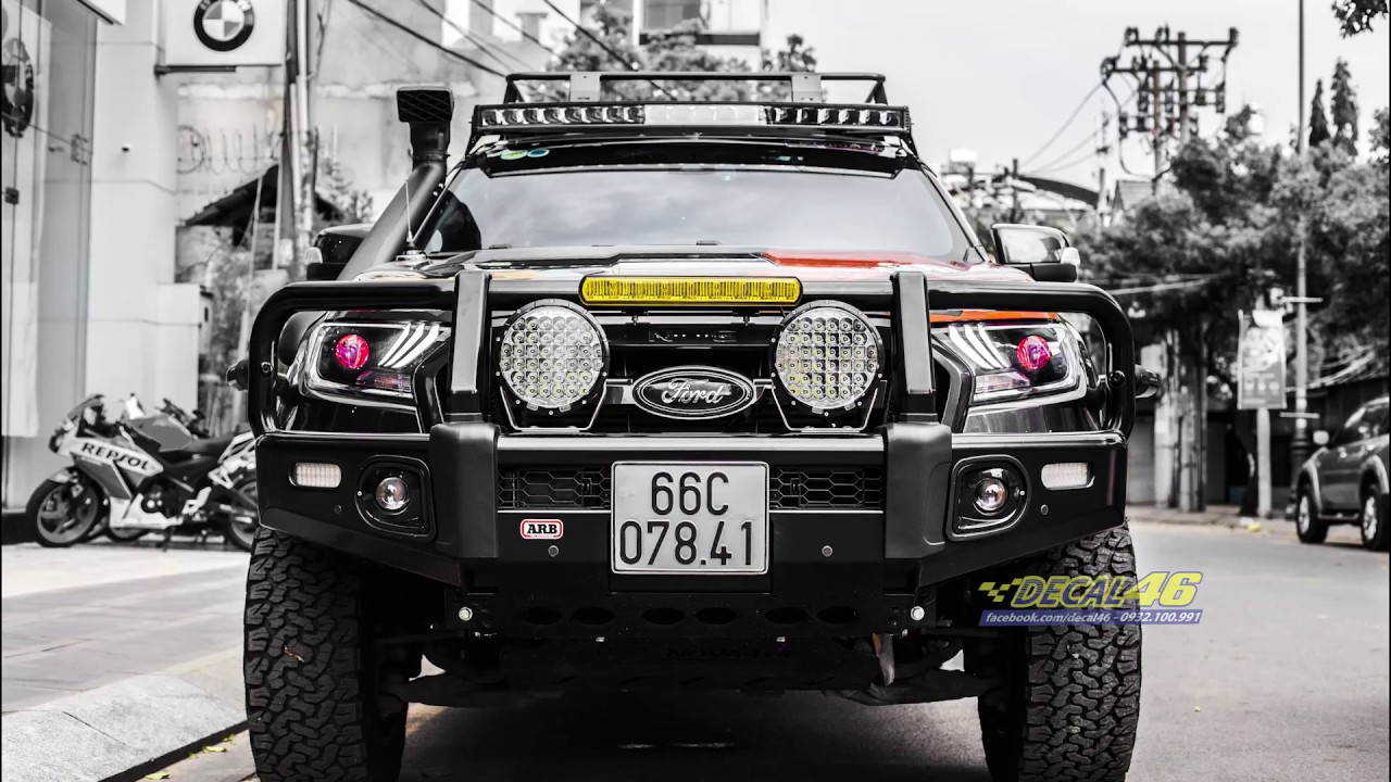 Ford Ranger Raptor wrap Rhino sticker - YouTube