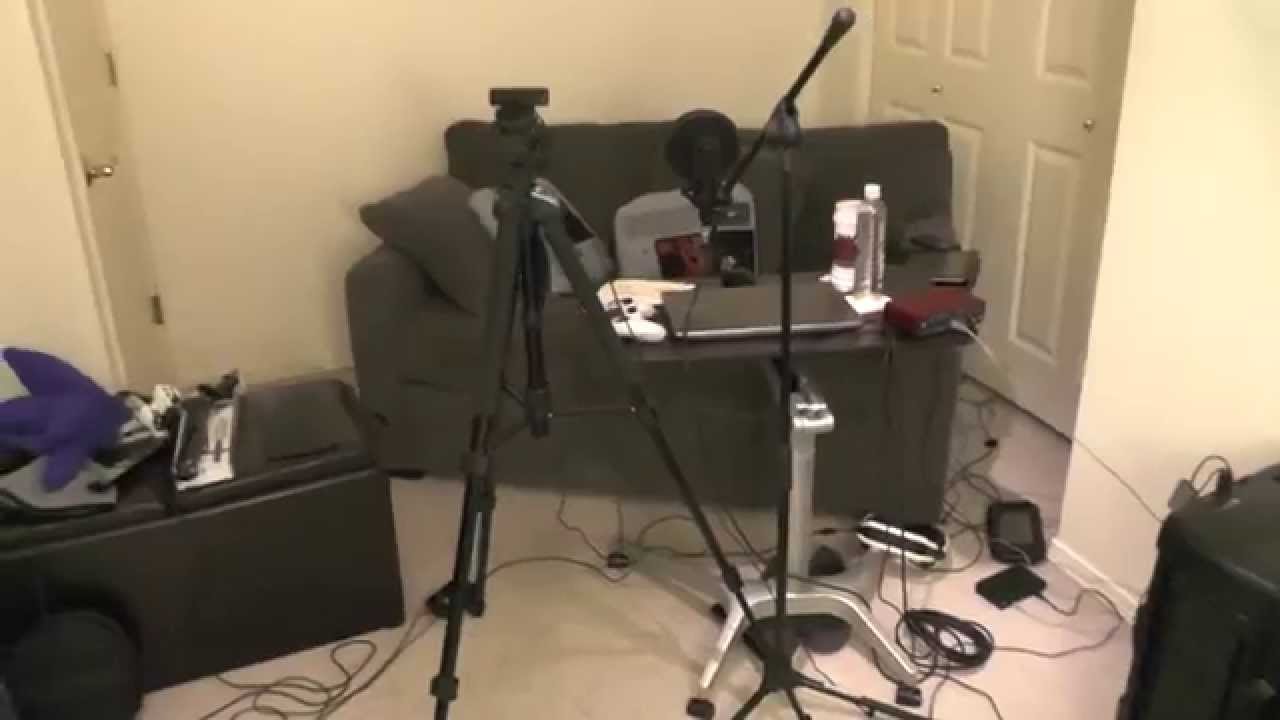 Office Setup Update: April 2015 - New Mic Setup/Walkthrough - YouTube