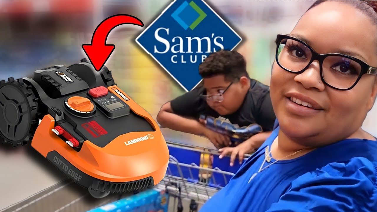 Sams Club Haul Feat A Robot Lawnmower⁉️ - YouTube