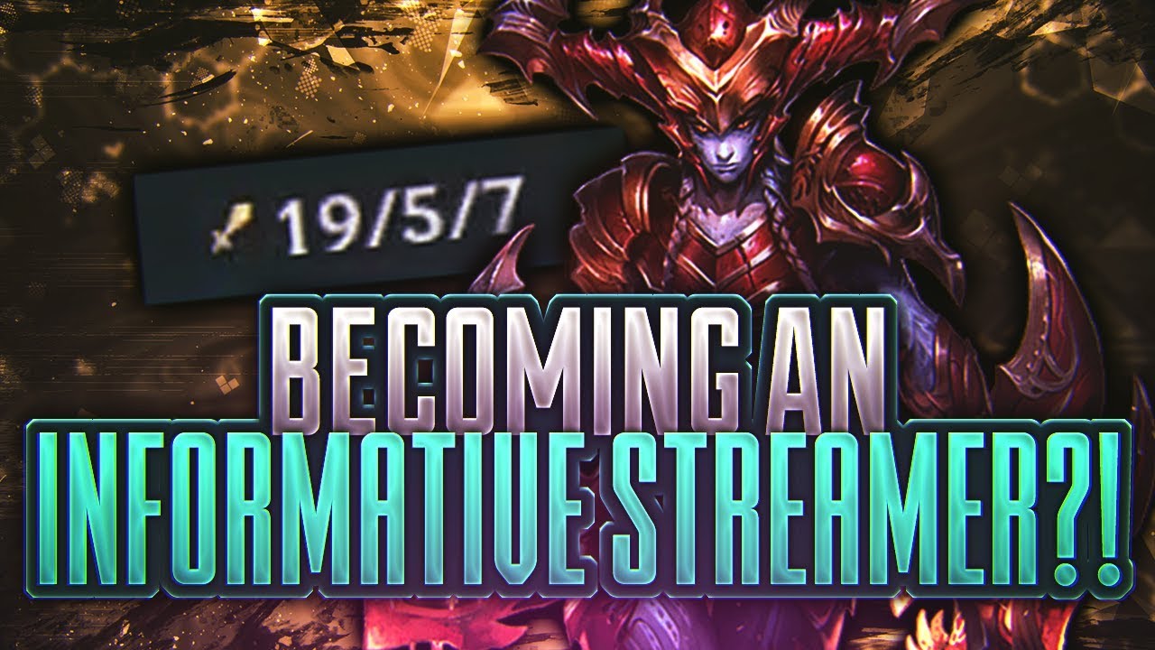 Tarzaned | BECOMING AN INFORMATIVE STREAMER?! - YouTube