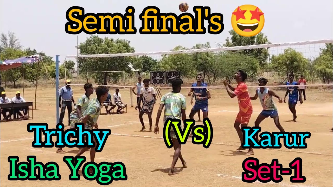 Semi Final's🔥Set - 1💪TVC-Allur (Vs) MMVC - Vadugapatti🫡Isha Yoga Match😎 ...