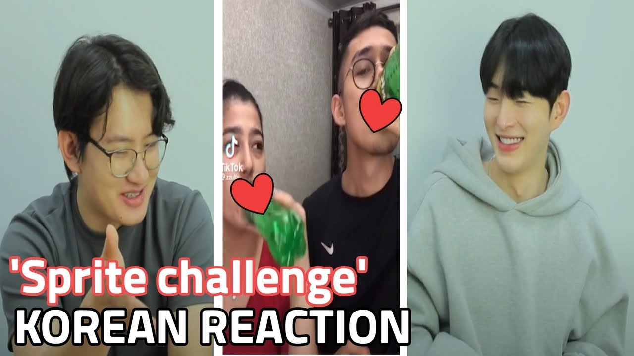 🥰 Реакция корейцев на "Спрайт challenge" Тик Ток🥰 /Korean reaction to ...