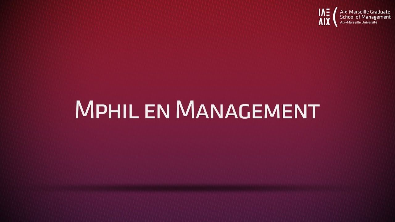 Emmanuelle Reynaud - MPhil en Management - YouTube
