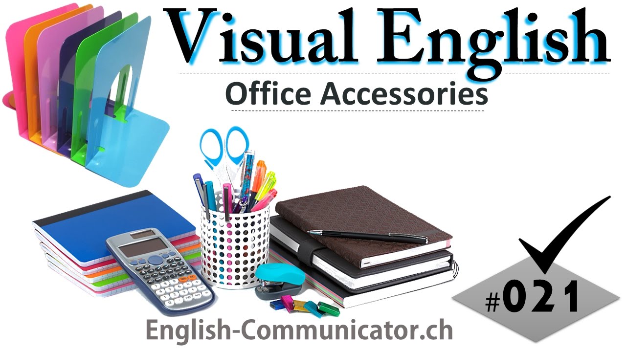 #021 Visual English Language Learning Practical Vocabulary Office ...