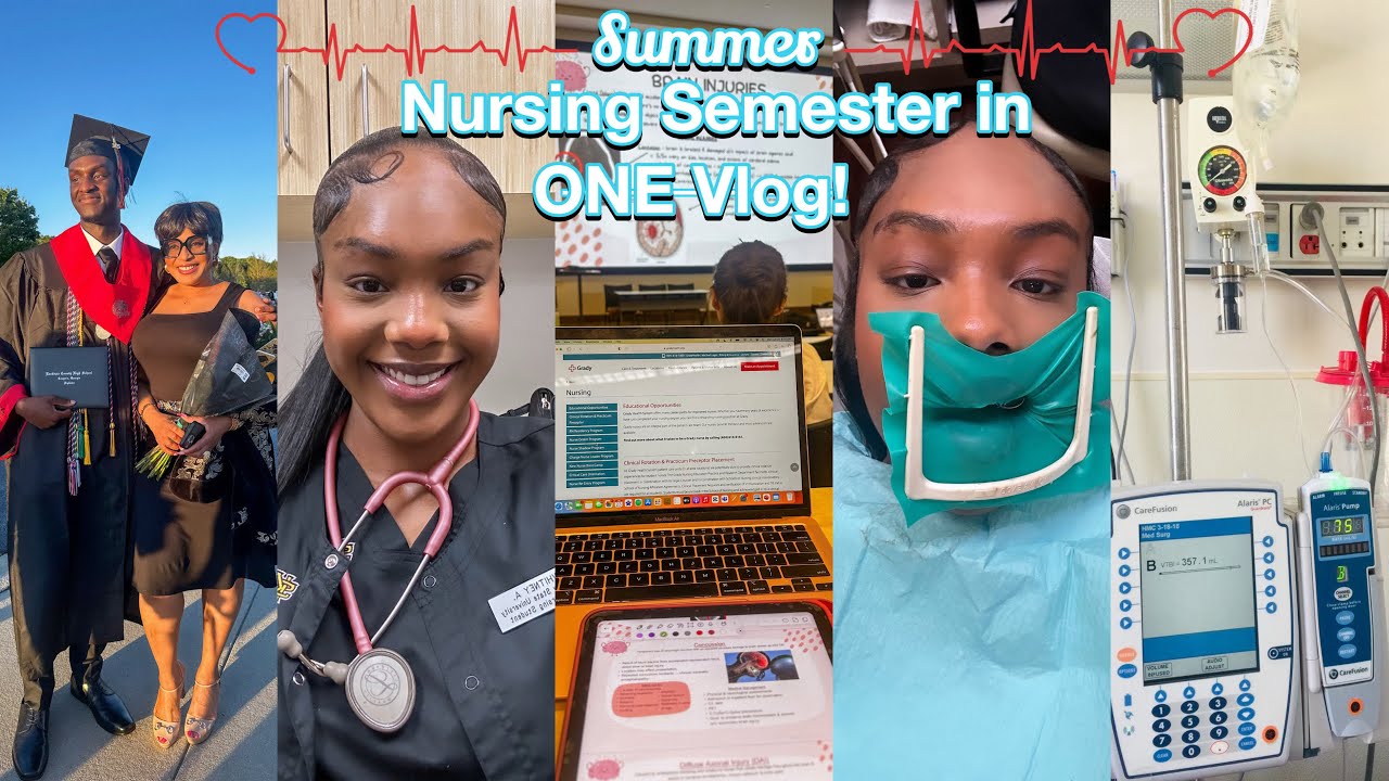 Nursing School Diaries 🩺 Season 3 Special | My Entire Summer Semester ...