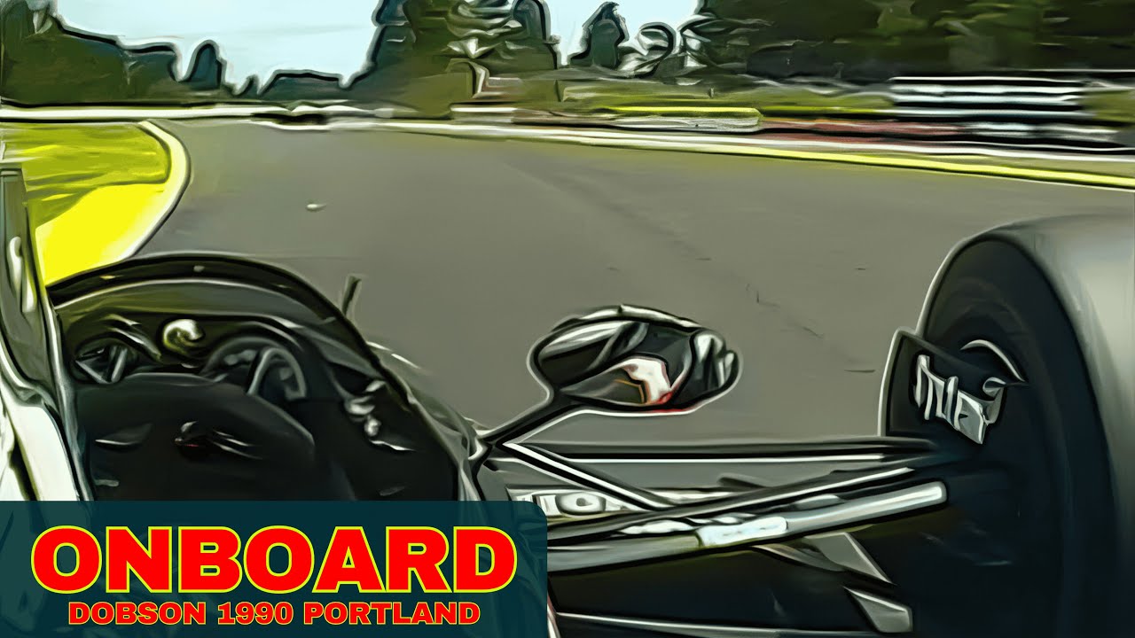 Dominic Dobson Onboard 1990 CART Portland - YouTube