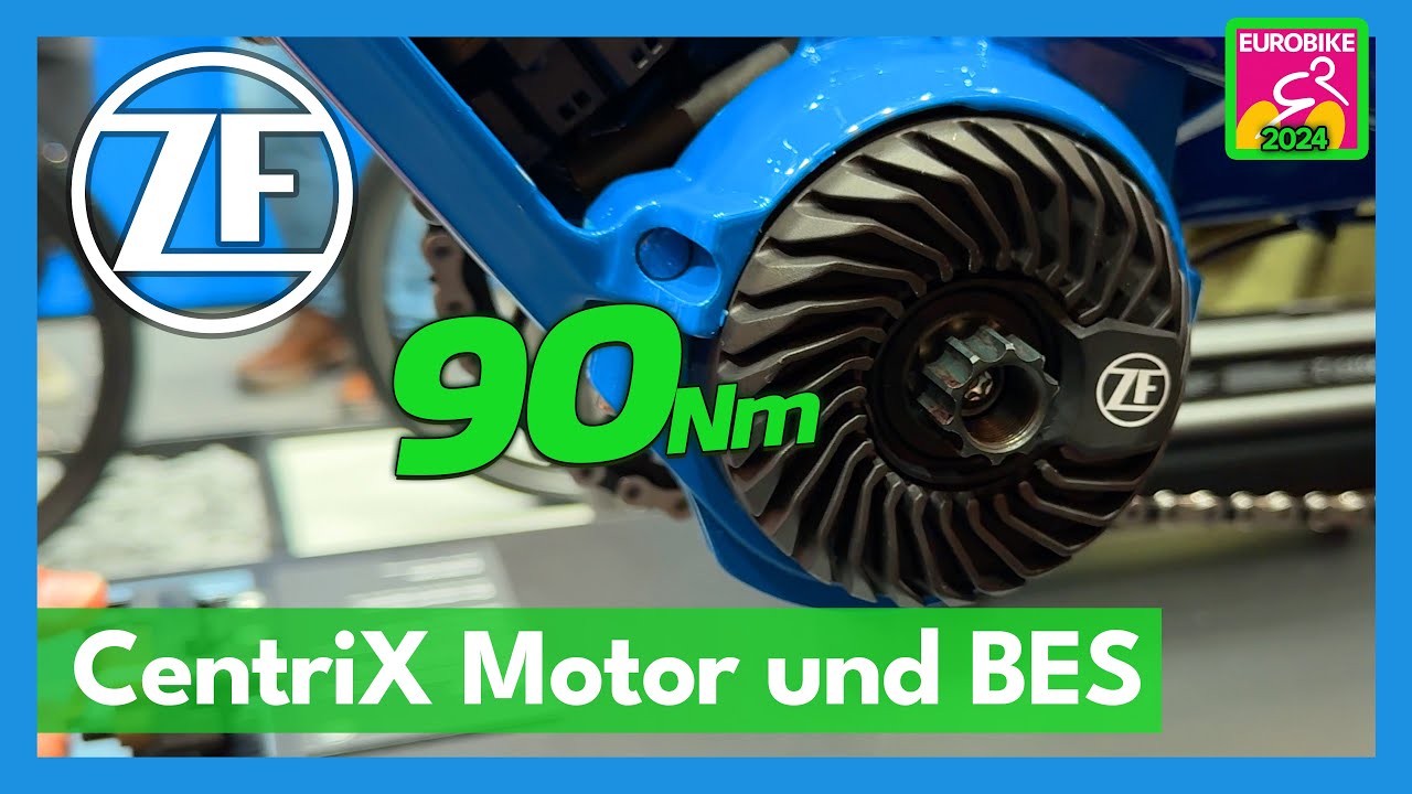 EUROBIKE 2024 - ZF: 90Nm Motor + komplettes Bike Eco System - YouTube