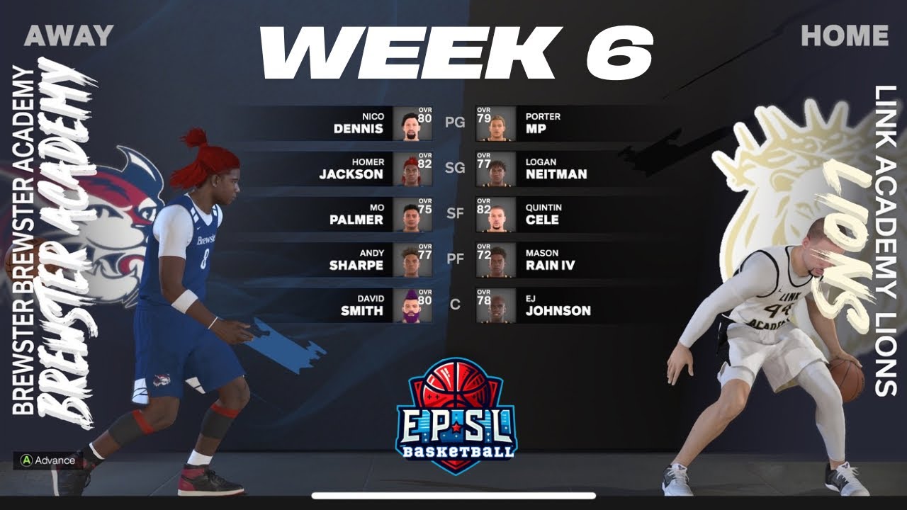 EPSL Basketball: Brewster Academy at Link Year Lions - Week 6 - YouTube