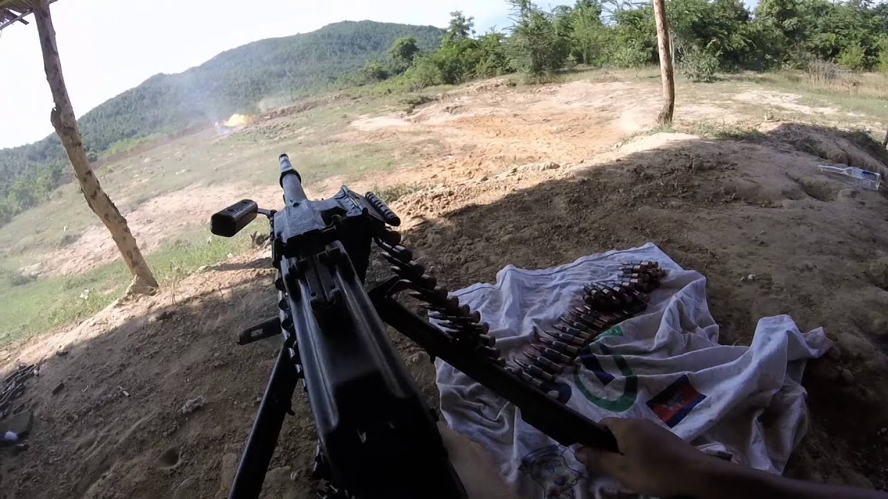 k57 machine gun - YouTube