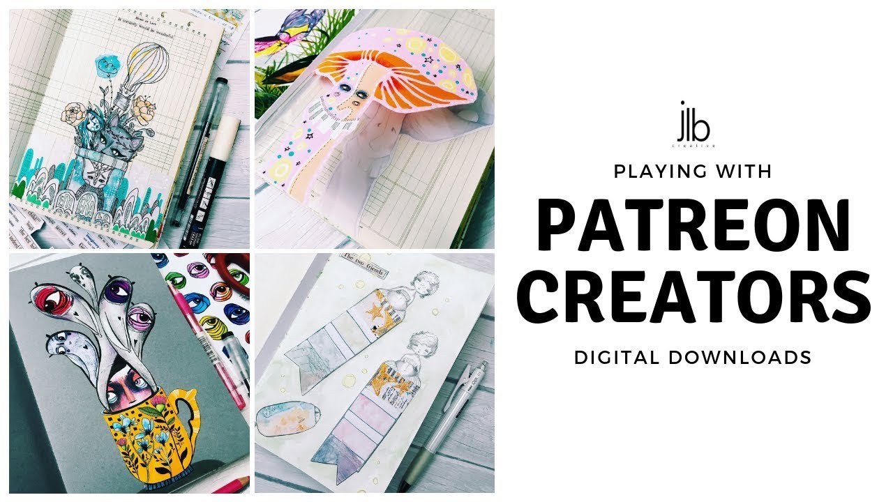 Playing with PATREON CREATORS' Digital Downloads! - YouTube