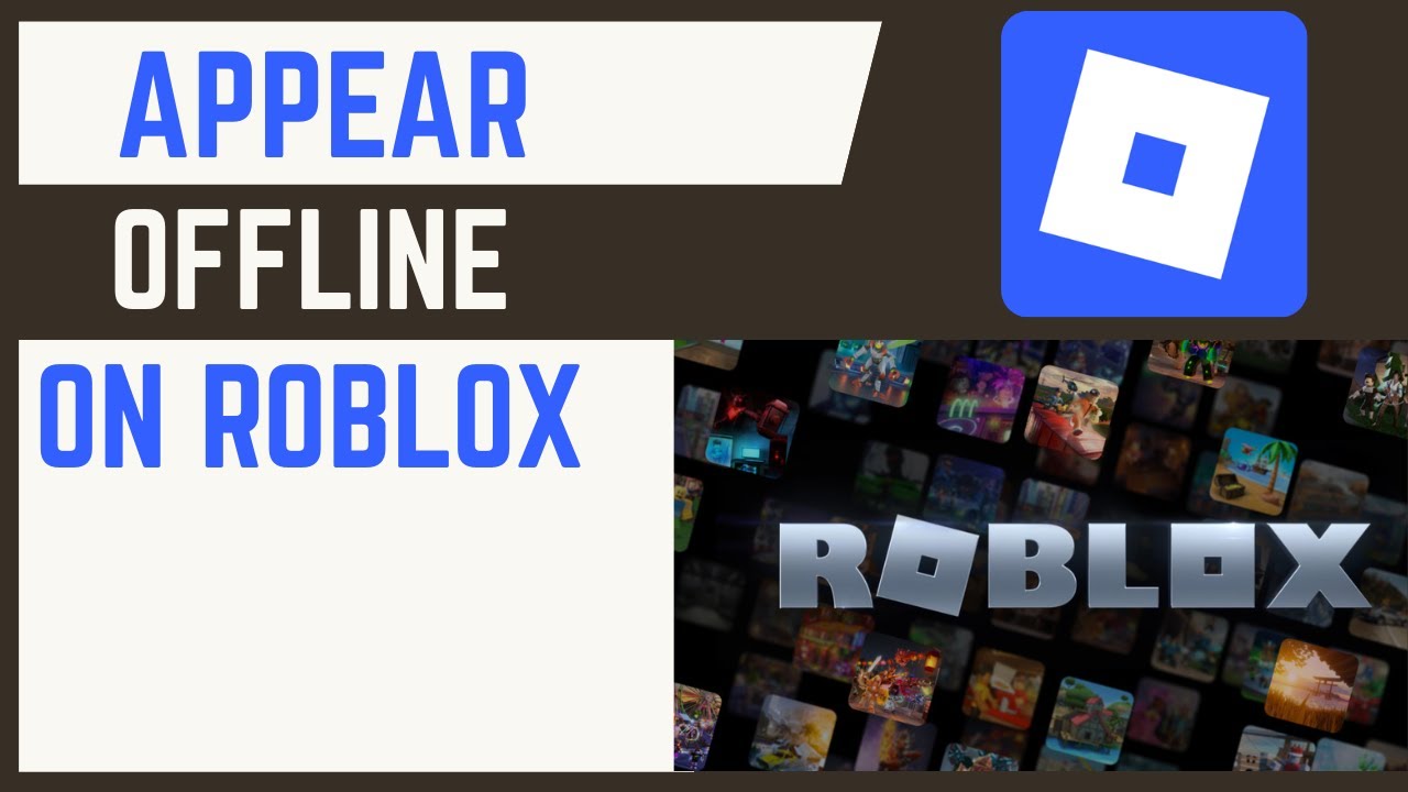 How To Appear Offline On Roblox - YouTube