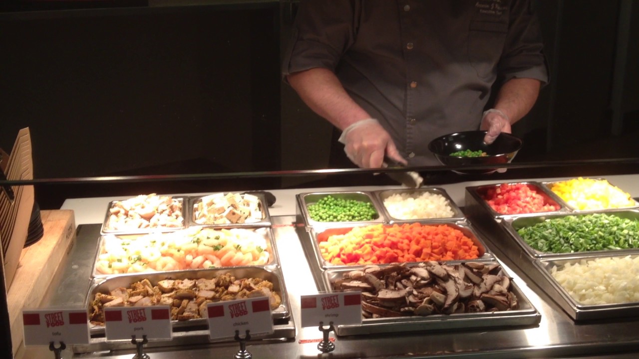 Fried Rice Action Station - YouTube