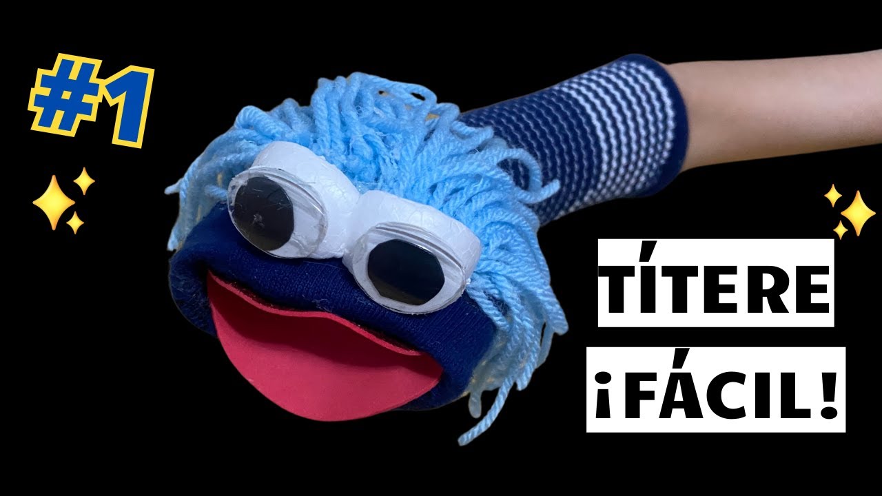COMO HACER UN TITERE CON CALCETIN ¡FÁCIL! - YouTube