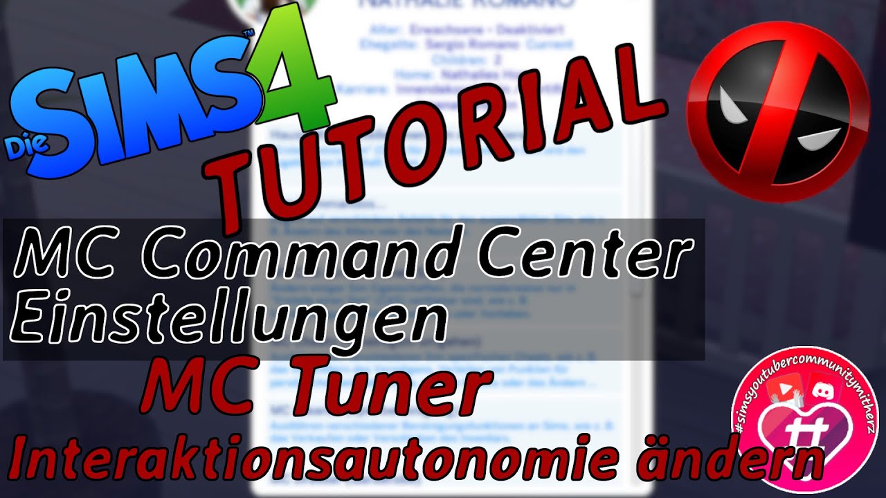 MCCC Tutorial || MC Tuner - Interaktionsautonomie ändern || Die SYTCMH erklärt - YouTube