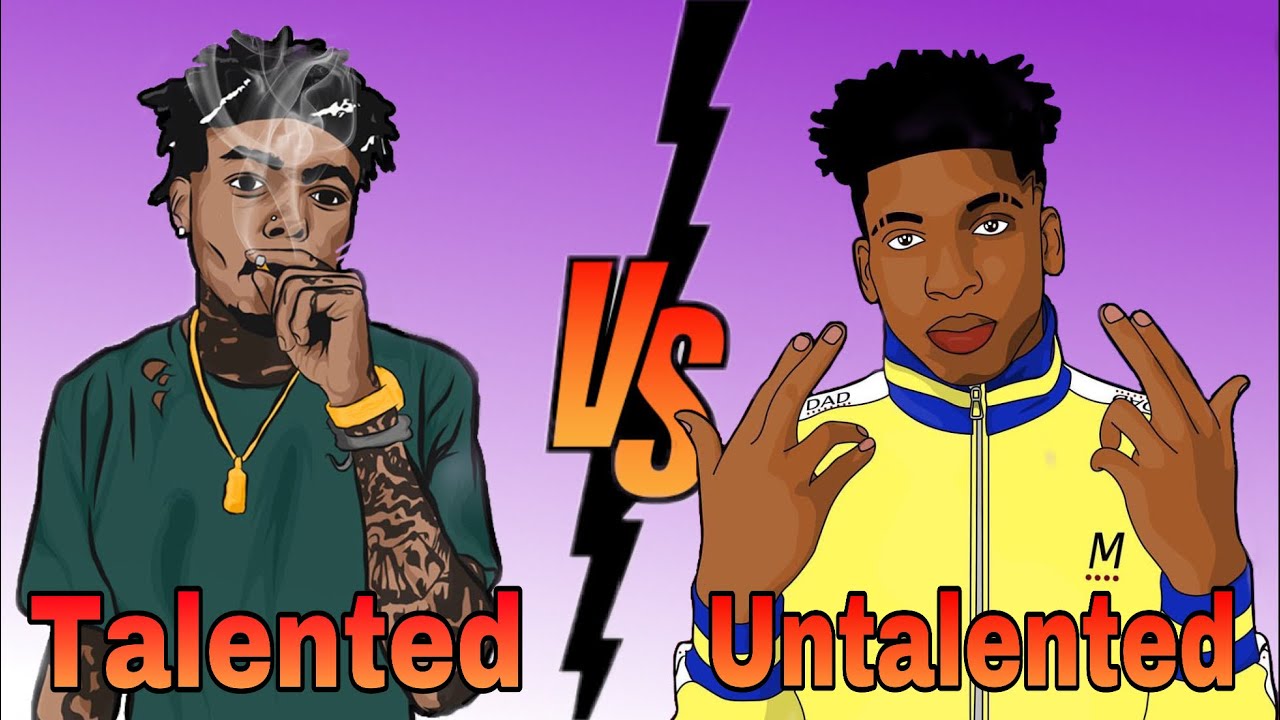 TALENTED VS UNTALENTED RAPPERS - YouTube