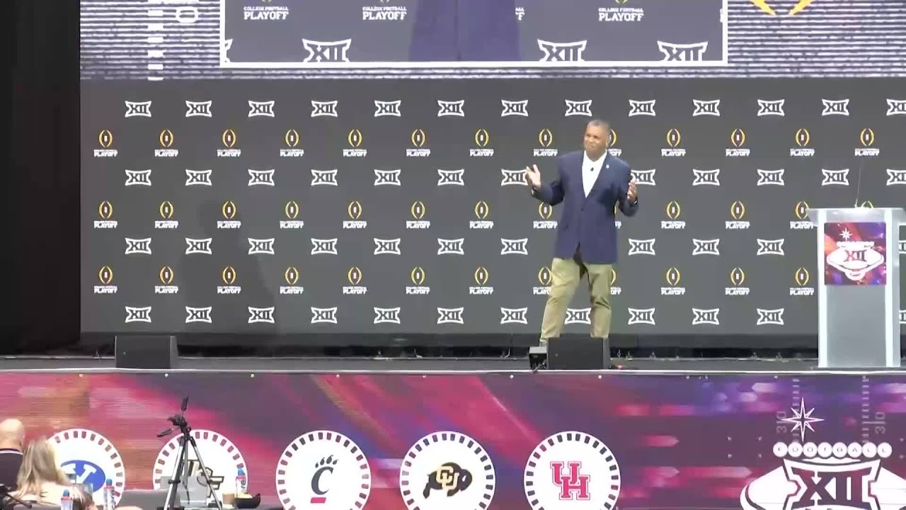 WATCH: College Football Playoff executive director Rich Clark speaks at ...