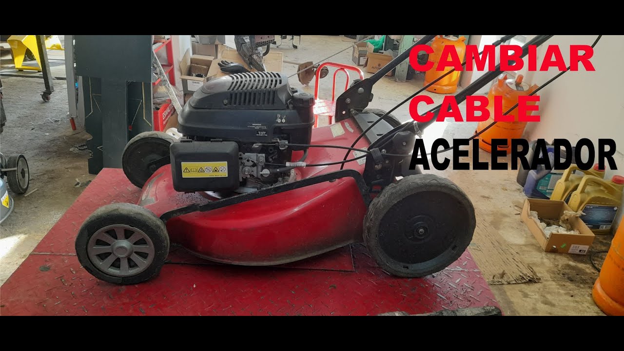 Cambiar Cable De Traccion A La Cortacesped Youtube