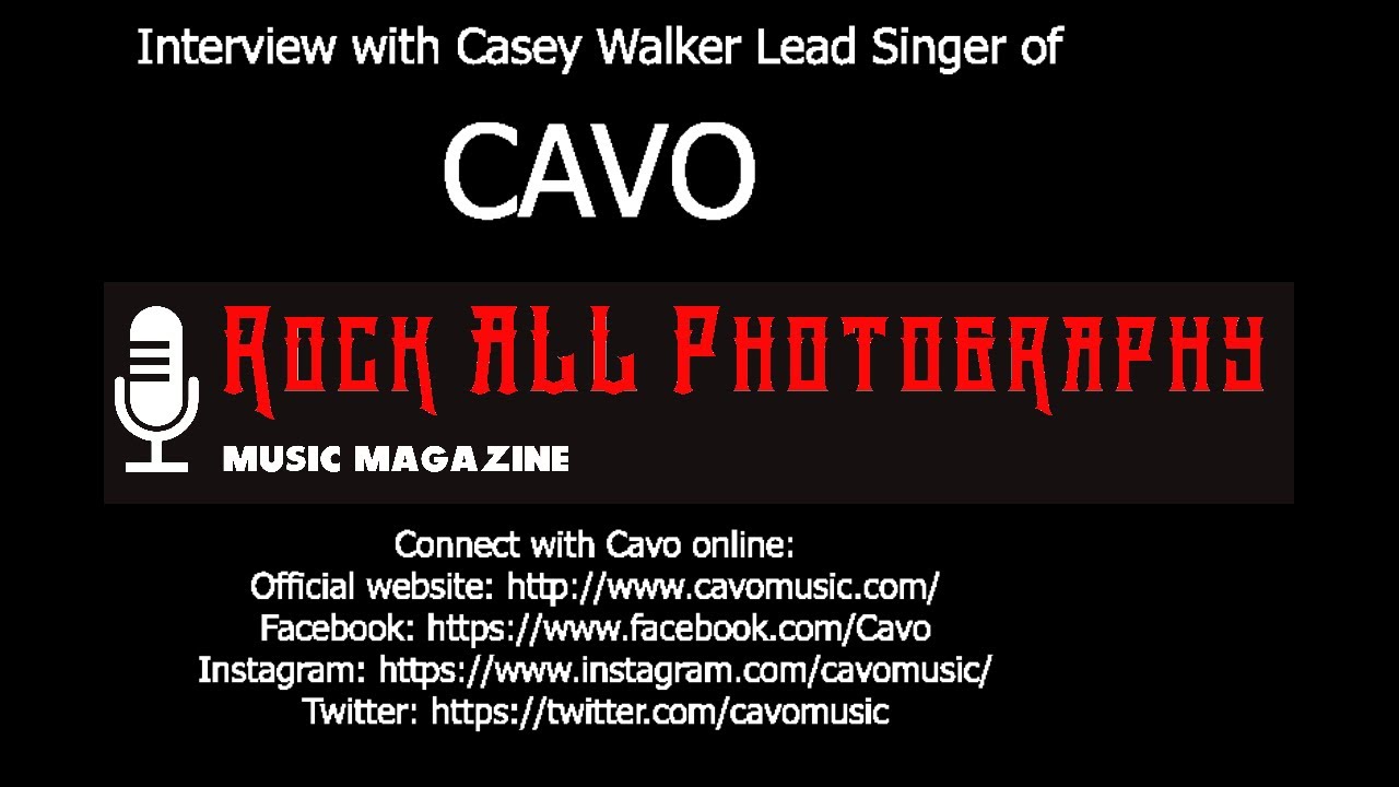 Interview with Casey Walker Lead Singer of Cavo - YouTube