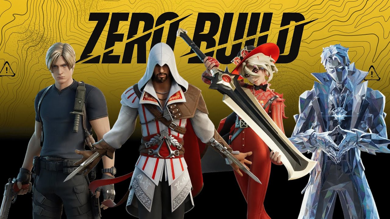 ZERO BUILD Fortnite Chapter 5 as Ezio with Purple Lambo, Light Fire and ...