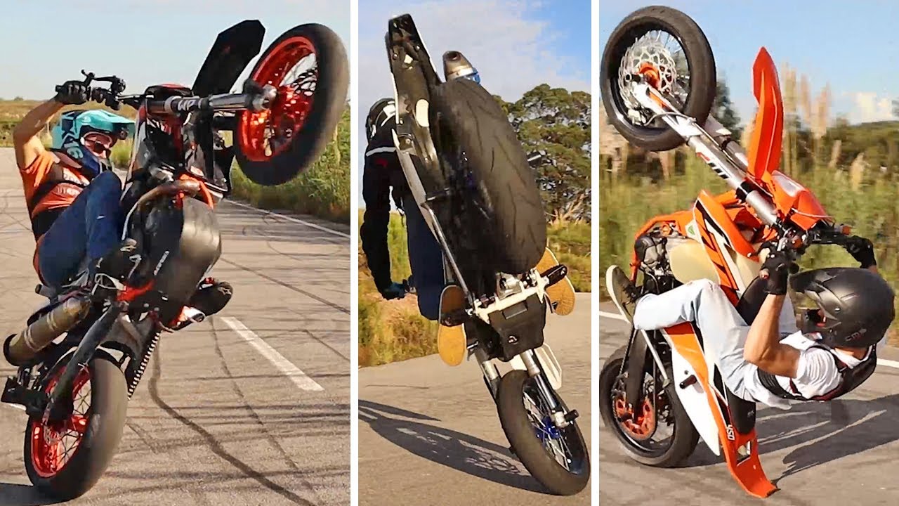 Supermoto Lifestyle | KTM & Husqvarna | Stunts and Street ride - YouTube