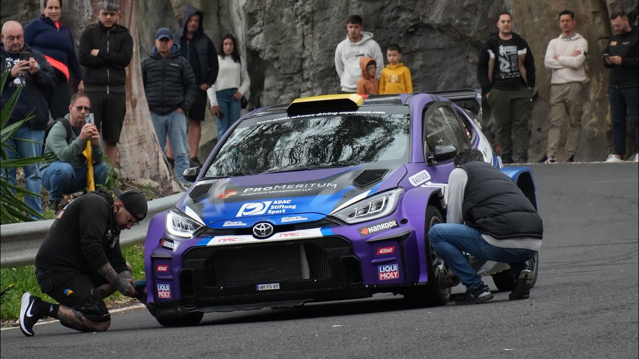 Test TEO MARTIN | Toyota GR Yaris Rally 2 | WRC Rally Islas Canarias ...
