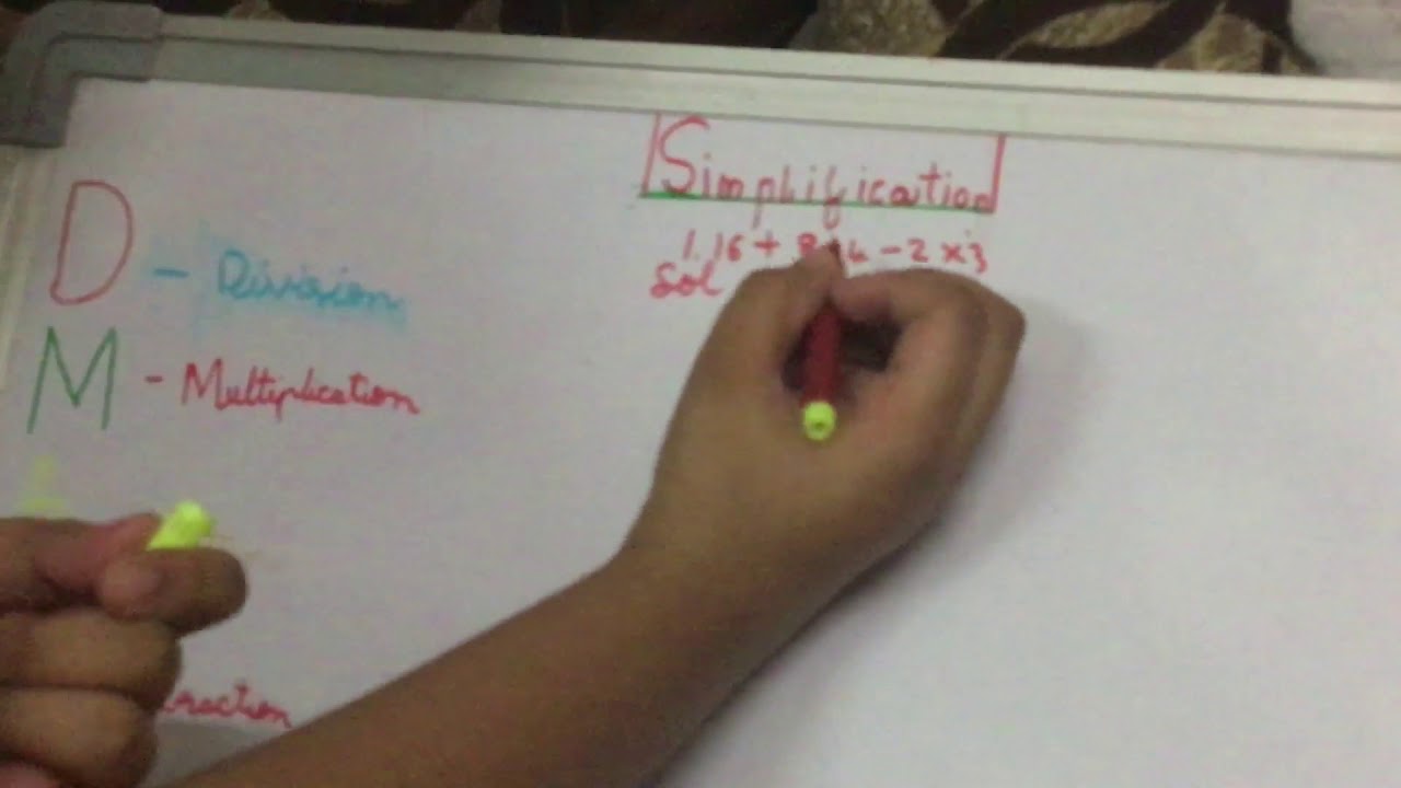 Simplification using DMAS - YouTube