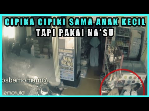 Pedopil Beraksi Di Depan Toko Sembako Terekam CCTV