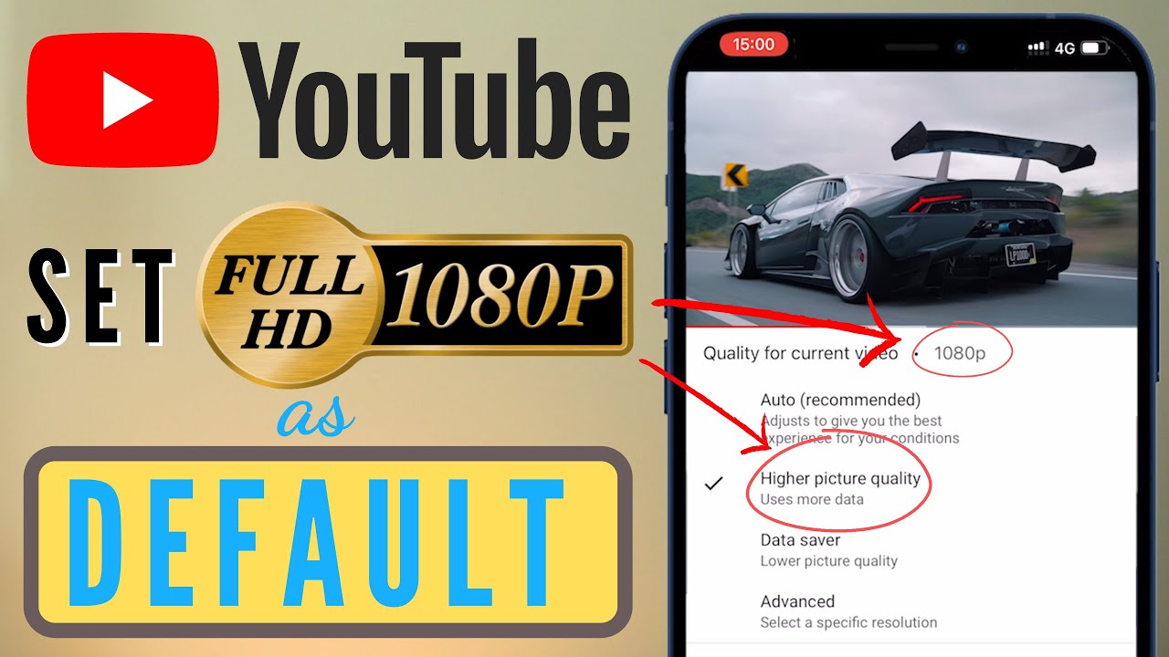 How To Disable Auto Video Quality 480p On Youtube And Set HD As Default
