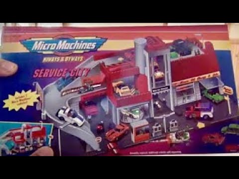 Micro Machines Hiways & Byways Service Center Playset by Galoob - YouTube