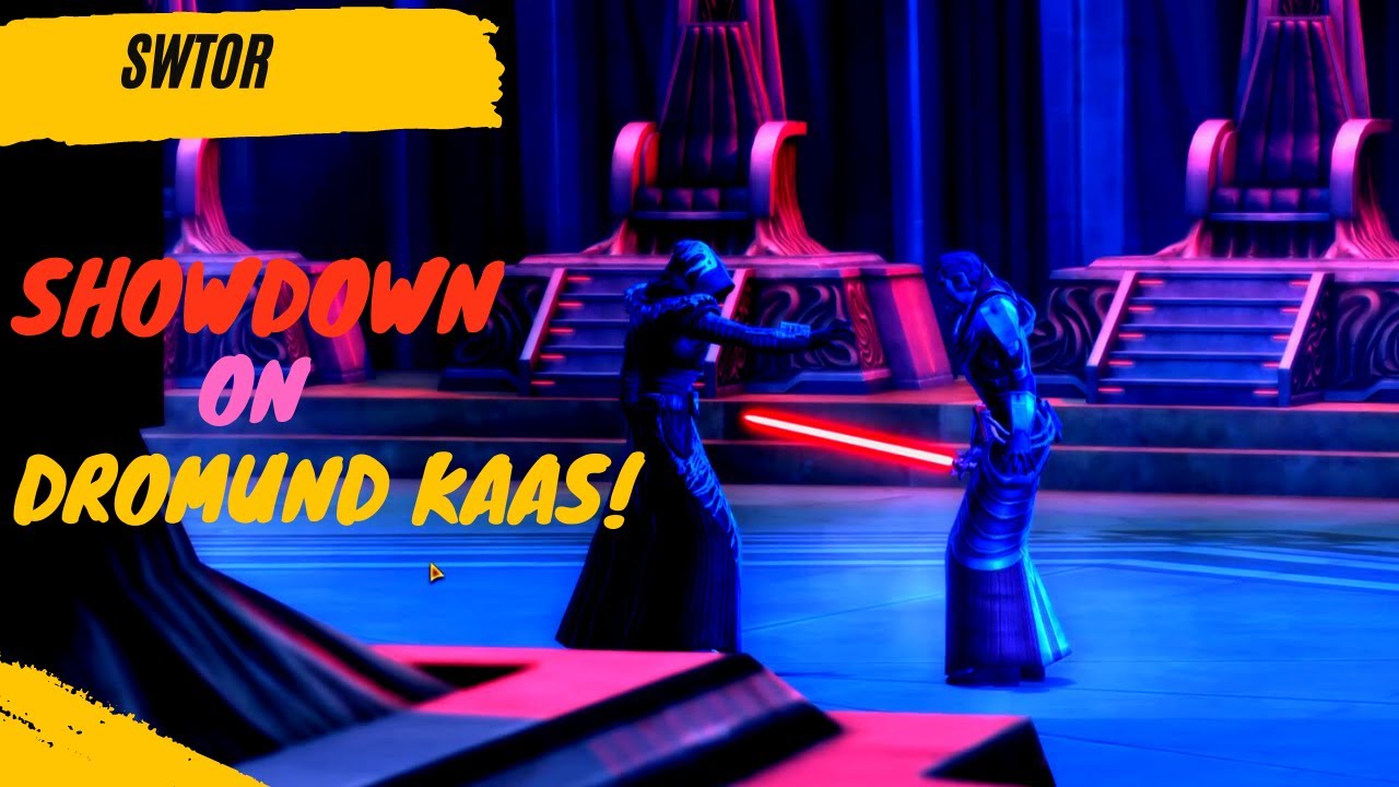 SWTOR Showdown in the Dark Council Chambers - YouTube