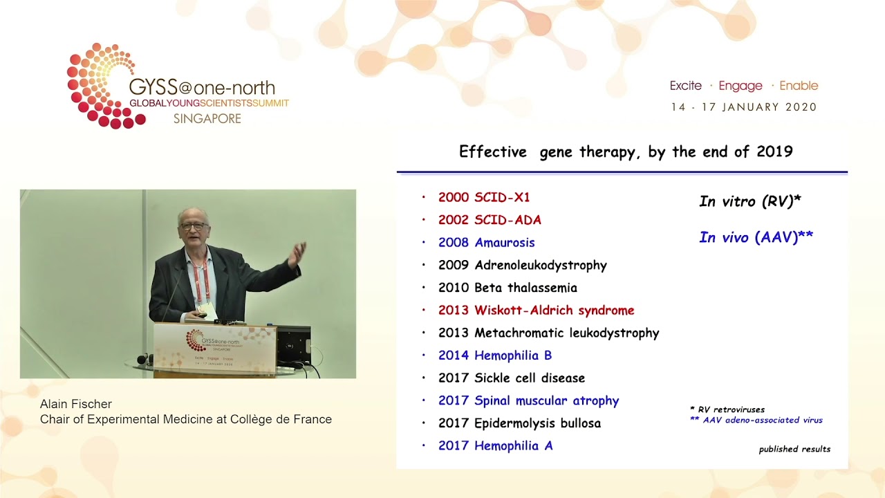 Alain Fischer at GYSS 2020 - From Rare Diseases, to (patho)physiology ...