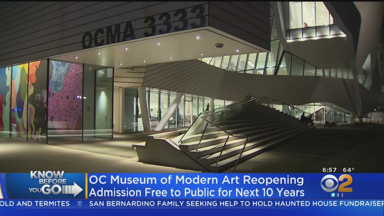 OC Museum of Modern Art reopening - YouTube
