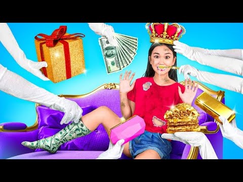 MİLYARDER BİR AİLE BENİ EVLAT EDİNDİ || Zengin VE Fakir! 123 GO! CHALLENGE Eğlenceli Ebeveynlik
