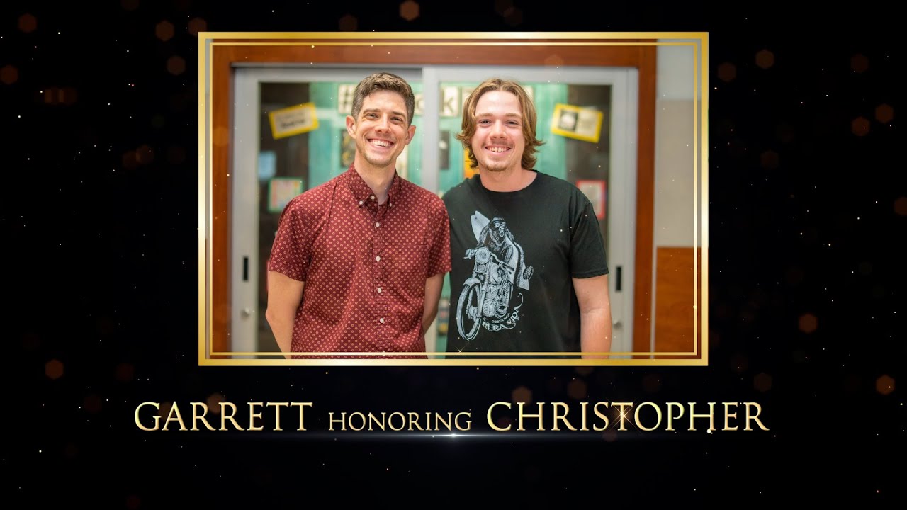 STAR Award: Vandegrift HS Garrett McCosky recognizing Christopher Edgar ...