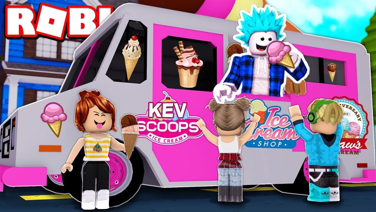 JE DEVIENS VENDEUR DE GLACES DANS ROBLOX ! (ice cream roblox) - YouTube