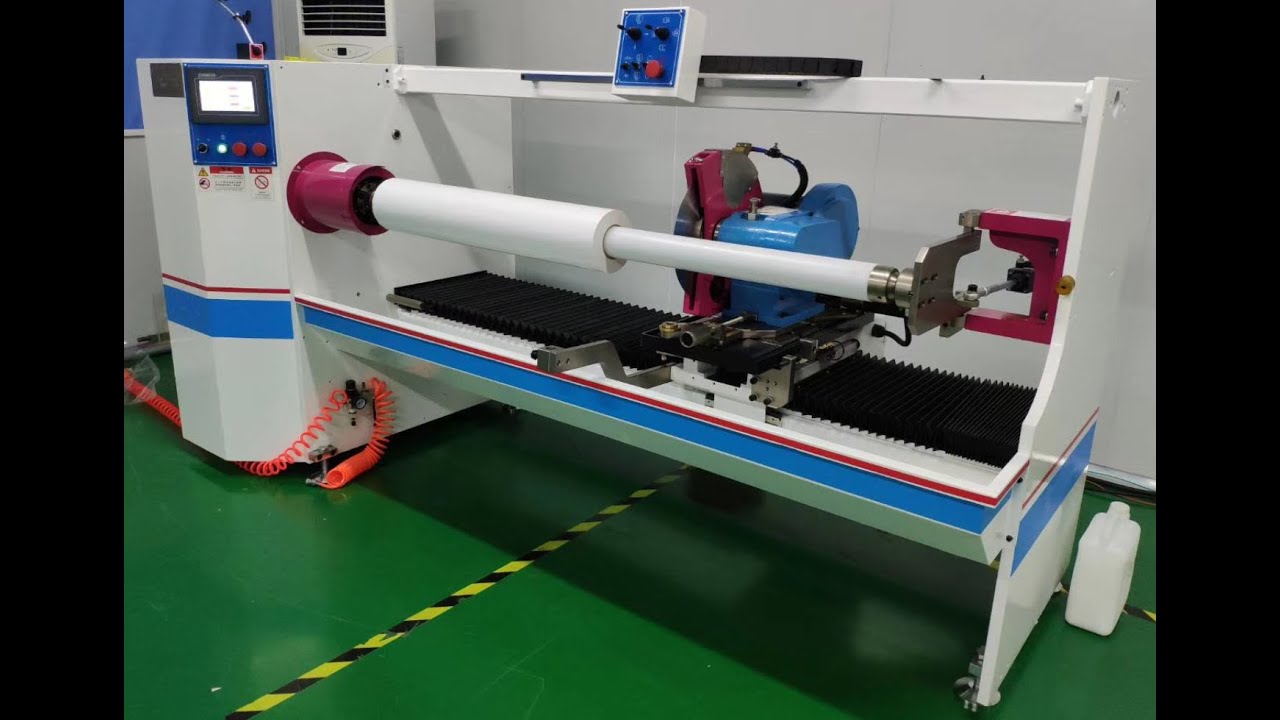 ABS CORE SLITTING MACHINE 1600mm #engineering #automation # ...